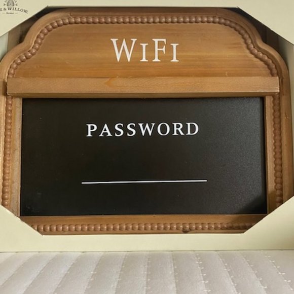 BEE AND WILLOW | Wall Decor | Decorative Frame Wifi Password | Poshmark